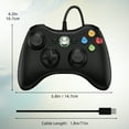 PC Controller, Wired Controller for Xbox 360/PC, 71 in/1.8m USB cable ...