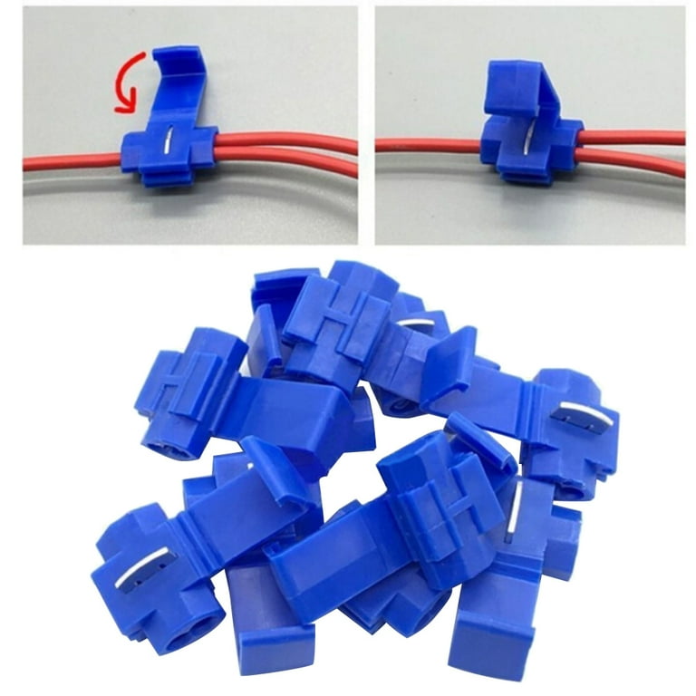 Solderless Wire Quick Splice Connector 60PCS Solderless Quick Splice