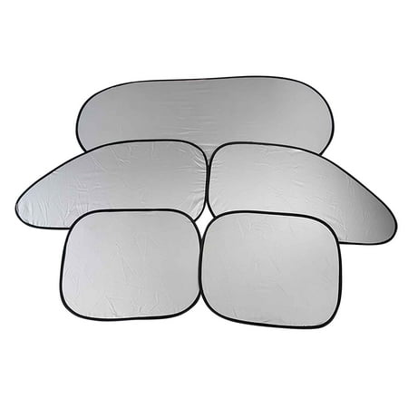 Agiferg Summer Car Sun Block Car Sun Block 6-Piece Tape Sun Block Front ...