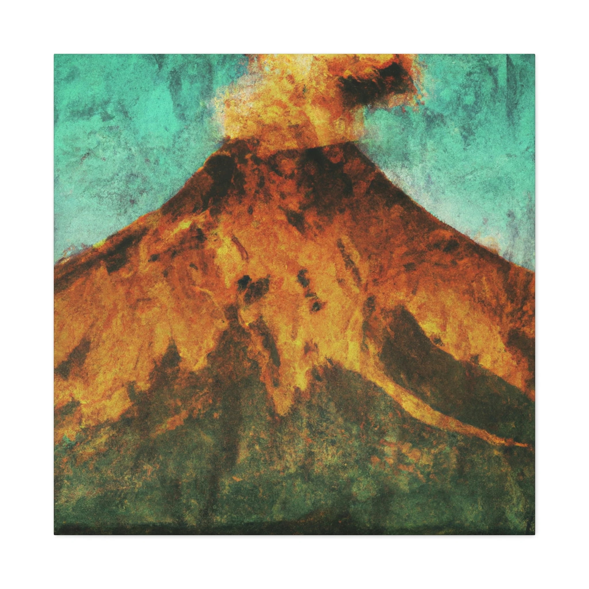 Volcano's Roaring Power - Canvas - Walmart.com