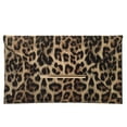 Synthetic Leather Flat Envelope Leopard Print Clutch - Walmart.com