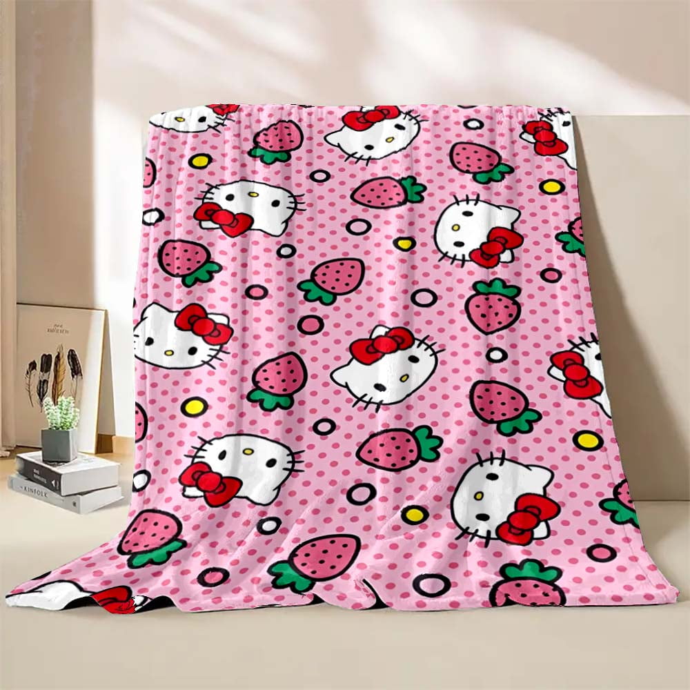 Click here for Waj Hello Kitty Sanrio Blanket Soft Fluffy Cartooo... prices