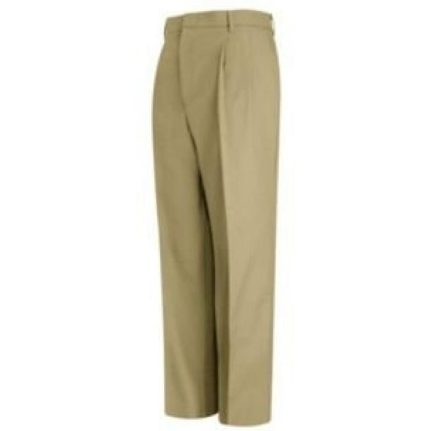 Pleated Twill Slacks - Walmart.com