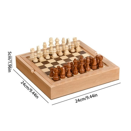 Board Game Durable Board Game Set With Chess Dominoes Pick Stick ...