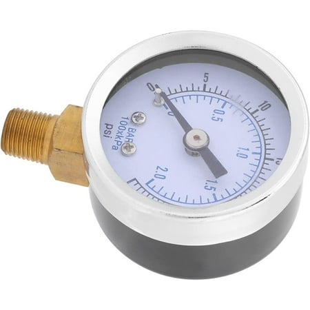 Lepai 0-30psi 0-2bar Mini Hydraulic Gauge Quick Connect, Dial Digital ...
