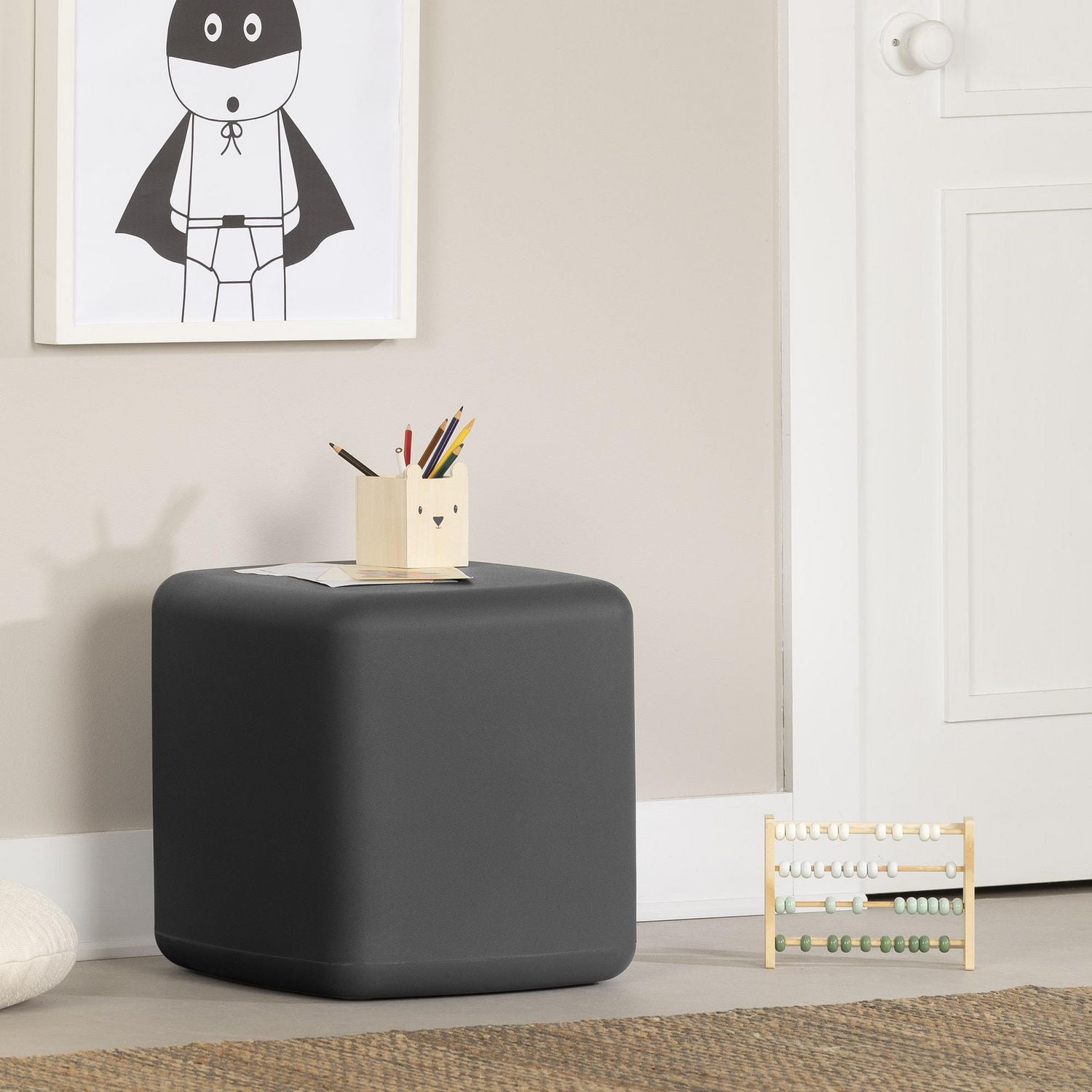Click here for South Shore Sweedi Kids Stool  In Dark Gray prices