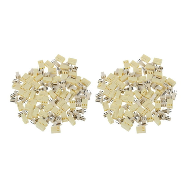 100 Pieces KF2510-3P 2.54mm PCB Header 3-Pin Connector Crimp Terminal Housing - Walmart.ca