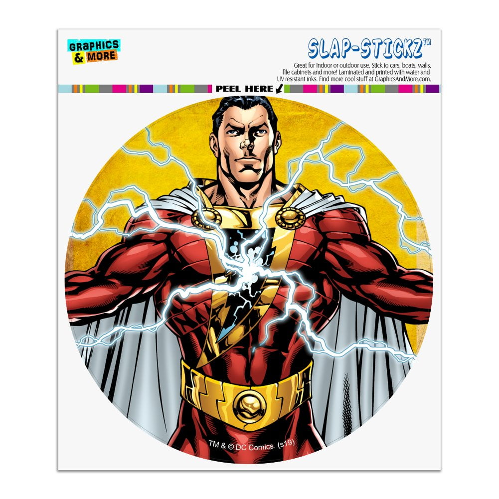 Justice League Shazam Character Automotive Car Window Locker Circle ...