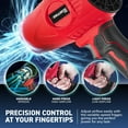 Bullseye Blower Rechargeable Cordless Leaf Dust Air Blaster 21,000 RPM ...