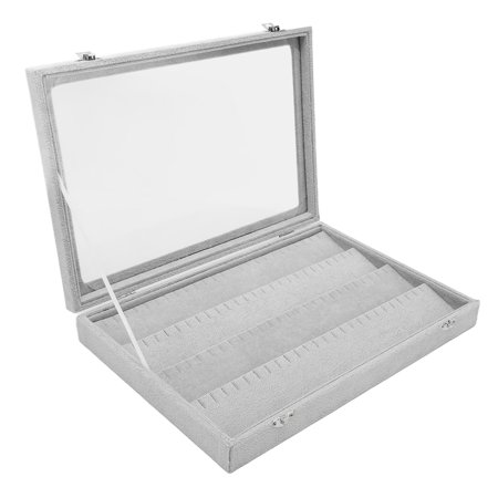 Pin Shadow Box, Soft Flocking Easy To Clean Transparent Glass Pin ...