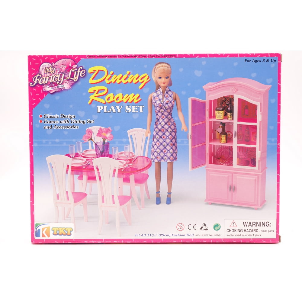 My Fancy Life (Gloria) Dining Room set for Dollhouse Furniture By TKT ...