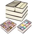Blarkrus Underwear Storage Box Non, Partition Grid Design for ...