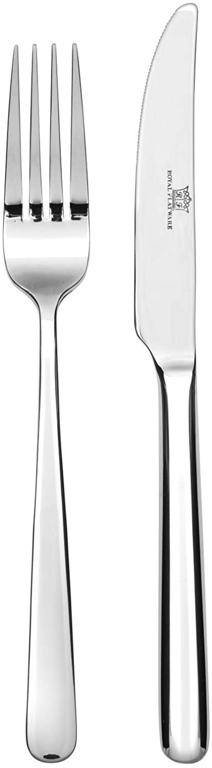 Royal Flatware RF1260FK, Dutchess Heavyweight Fork and Knife, 18/10 ...
