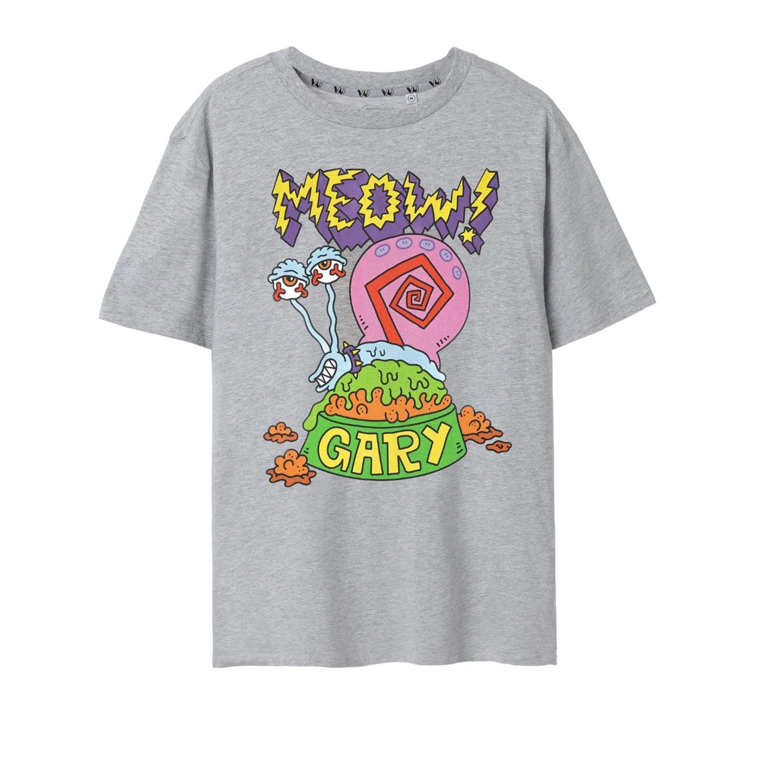 Click here for Spongebob Squarepants Mens Meow Gary Marl T-Shirt... prices
