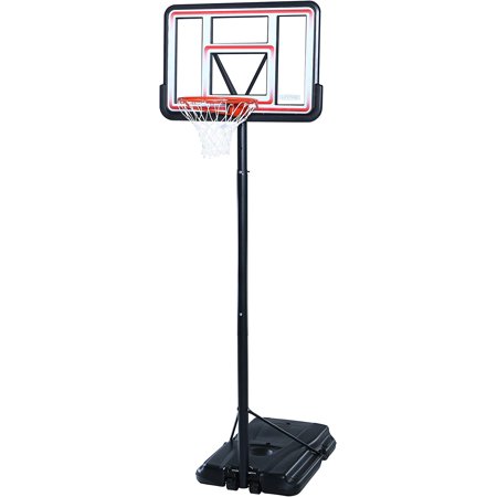 Pro Court Height Adjustable Portable Basketball System, 44 Inch ...