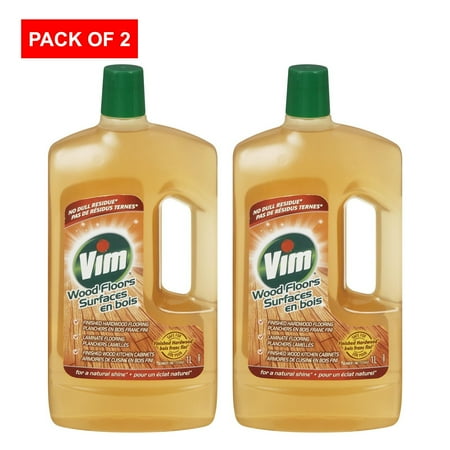 Vim Natural Shine Wood Floor Surface Cleaner - Hardwood, 1 Litre / 33. ...