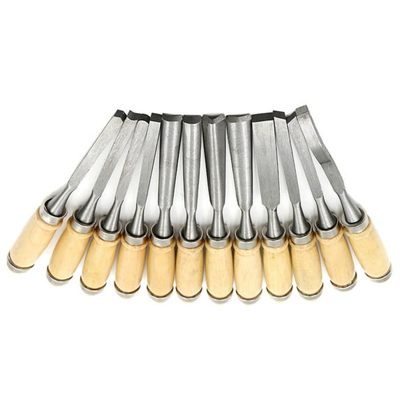 SE 7712WC Professional 12-Piece Wood Carving Chisel Set - Walmart.com