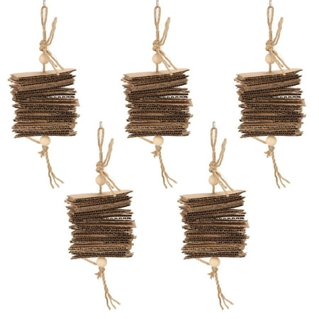 Cardboard Chew Toy, Relieve Boredom Bite Resistance Bird Paper Chew Toy ...