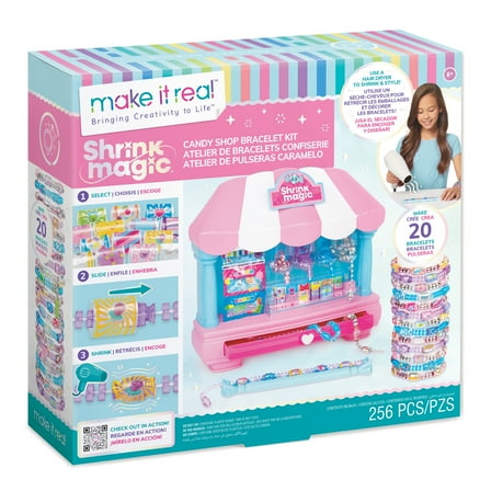 Make It Real Heishi Beads Jewelry Kit Case - 3356 Pieces, Elastic Cord ...