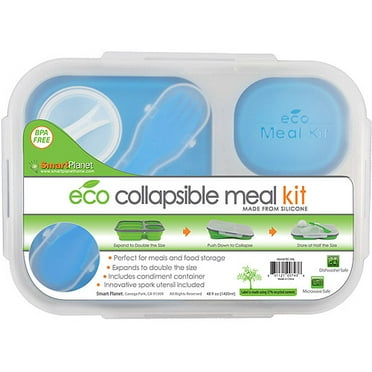 Sistema Triple Split Lunch Box with Yogurt Pot, Assorted - Walmart.com