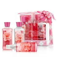 Bath and Body Works Japanese Cherry Blossom 3-Piece Bundle: 8oz Body Lotion, 10oz Shower Gel ...