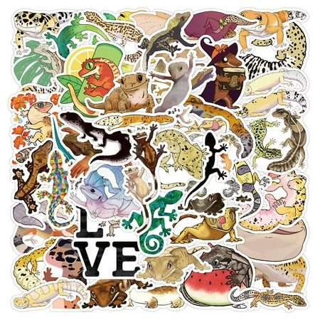 50 Animal Gecko Graffiti Stickers Waterproof | Walmart Canada