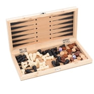 Wooden Connect 4 in A Row Strategy Board Game Set with Storage Box for ...