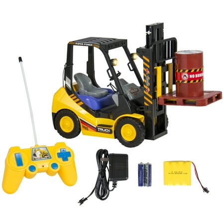 RC Remote Control Forklift With Lights, 6 Channel Electric Kids Toy RC ...