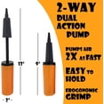 Balloon Pump Hand Held Kit, Inflator Air Pump for Balloons - 2 Way ...