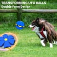 Flying Saucer Dog Ball with 3 Light, Interactive Doggy Disc Ball Toy ...