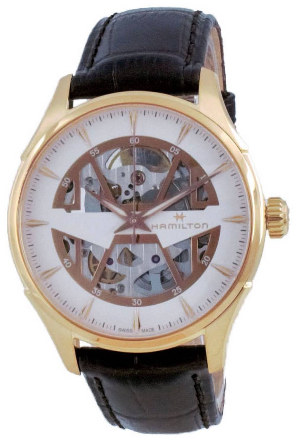 Hamilton Jazzmaster Skeleton Automatic H42505510 Men's Watch - Walmart.com