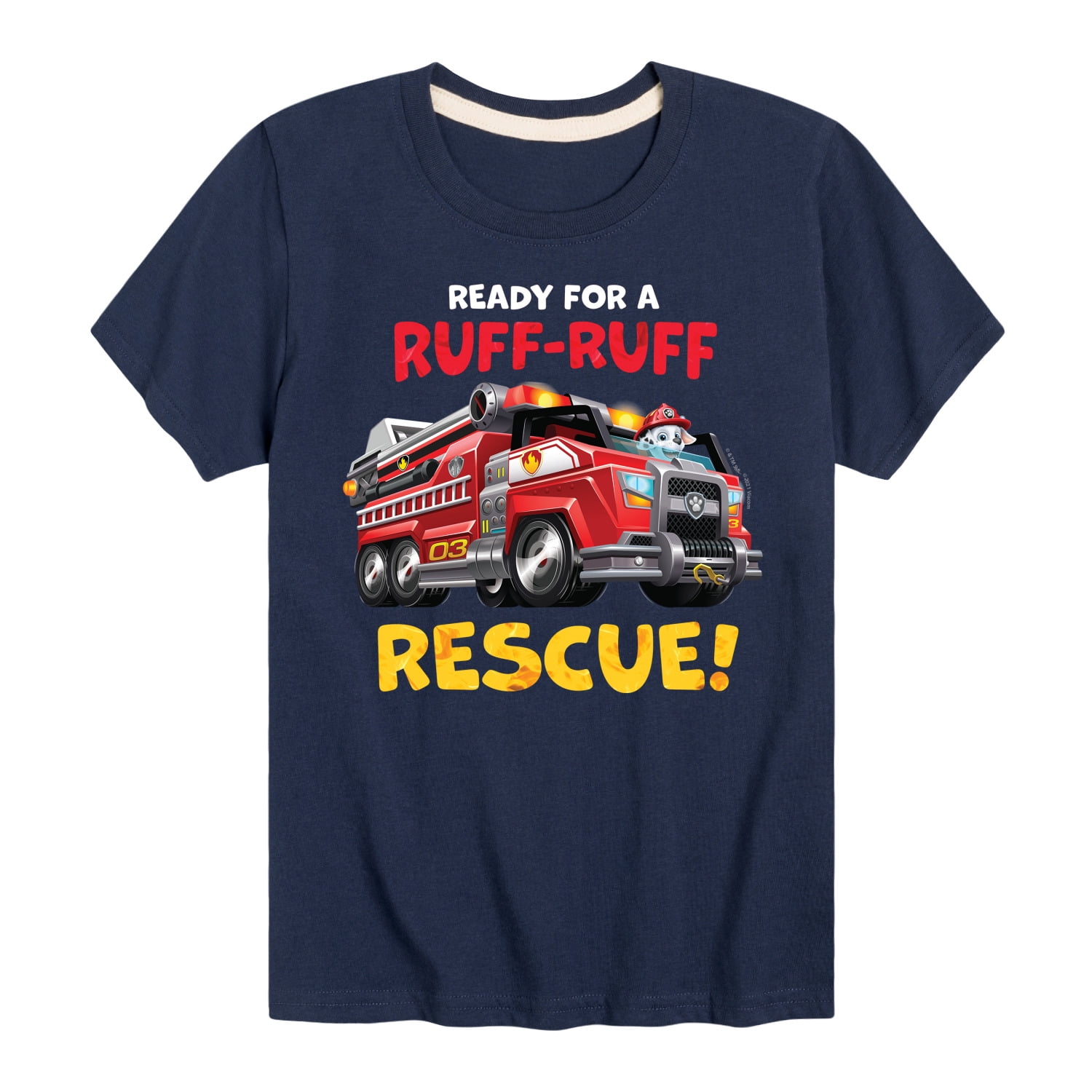 Paw Patrol - Ruff Ruff Rescue - Toddler And Youth Short Sleeve Graphic ...