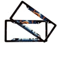 Denver Custom 4-Hole Football License Plate Frame (Set of 2 ...