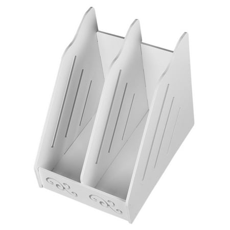 2 Sections Self-Assembly Files Storage Box Good for Supplies Made Set ...