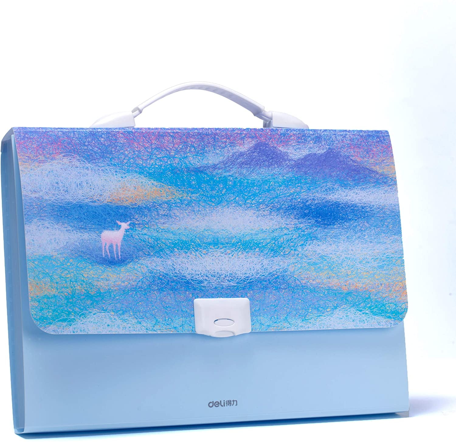 Cute Expanding File Folder with Handle for Kids Women Students ...