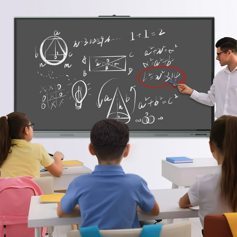 Electronic Whiteboard Smart Board, 65" Interactive Whiteboard Display ...