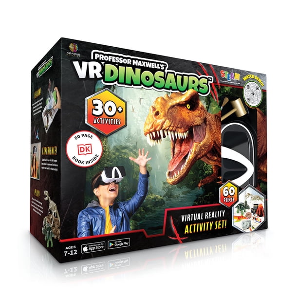 Mastermind Toys Kids Professor Maxwell's VR Dinosaurs Virtual Reality ...