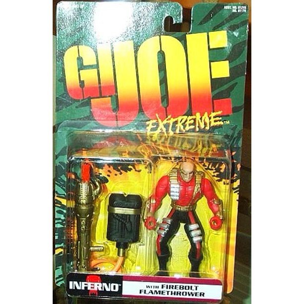 G.I. Joe Extreme Inferno 4" Action Figure With Firebolt Flamethrower ...