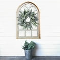 Farmhouse Wooden Wall Window Arch - The Paradise Fields Large Wood ...