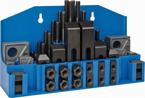 TE-CO 20402PL 52 Piece Fixturing Step Block & Clamp Set with 1" Step ...