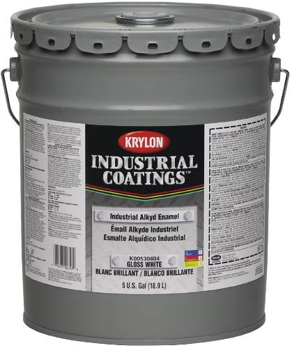 PAINT 53 SERIES INDUSTRIAL ALKYD ENAMEL WHITE 5 GAL - Walmart.com