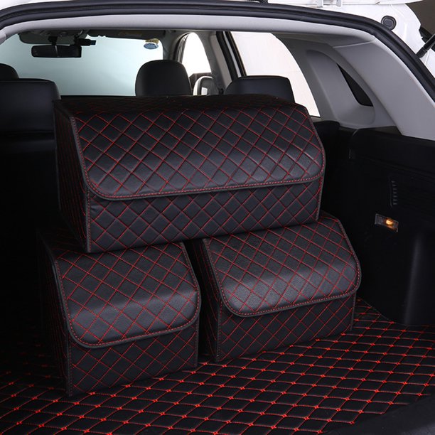 SPRING PARK Car Trunk Storage Box Multi-use Foldable Organizer Vehicle ...