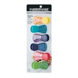 Farberware Professional Plastic Oblong Bag Clips, 6 Count Animal Print ...