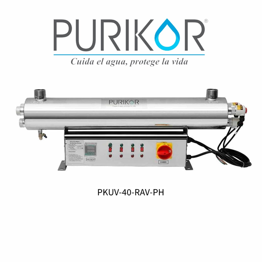 Sistema de Desinfección con Luz Ultravioleta PKUV-40-RAV-PH Platinum Purikor | Walmart en línea