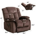 Large Power Lift Recliner Chair for Elderly, Overstuffed Wide Recliners ...