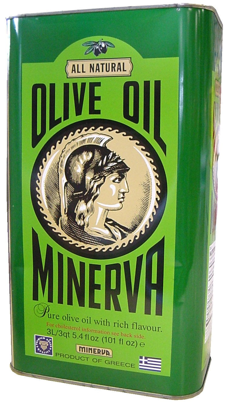 Minerva Pure Greek Olive Oil Cold Press 101 oz - Walmart.com