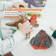 HERFIER Simulation Volcano Toy for Kids - Plastic Model with Eruption ...