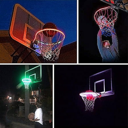 Solar Basketball Hoop Light IP67 Waterproof LED Nightlight Basketball ...