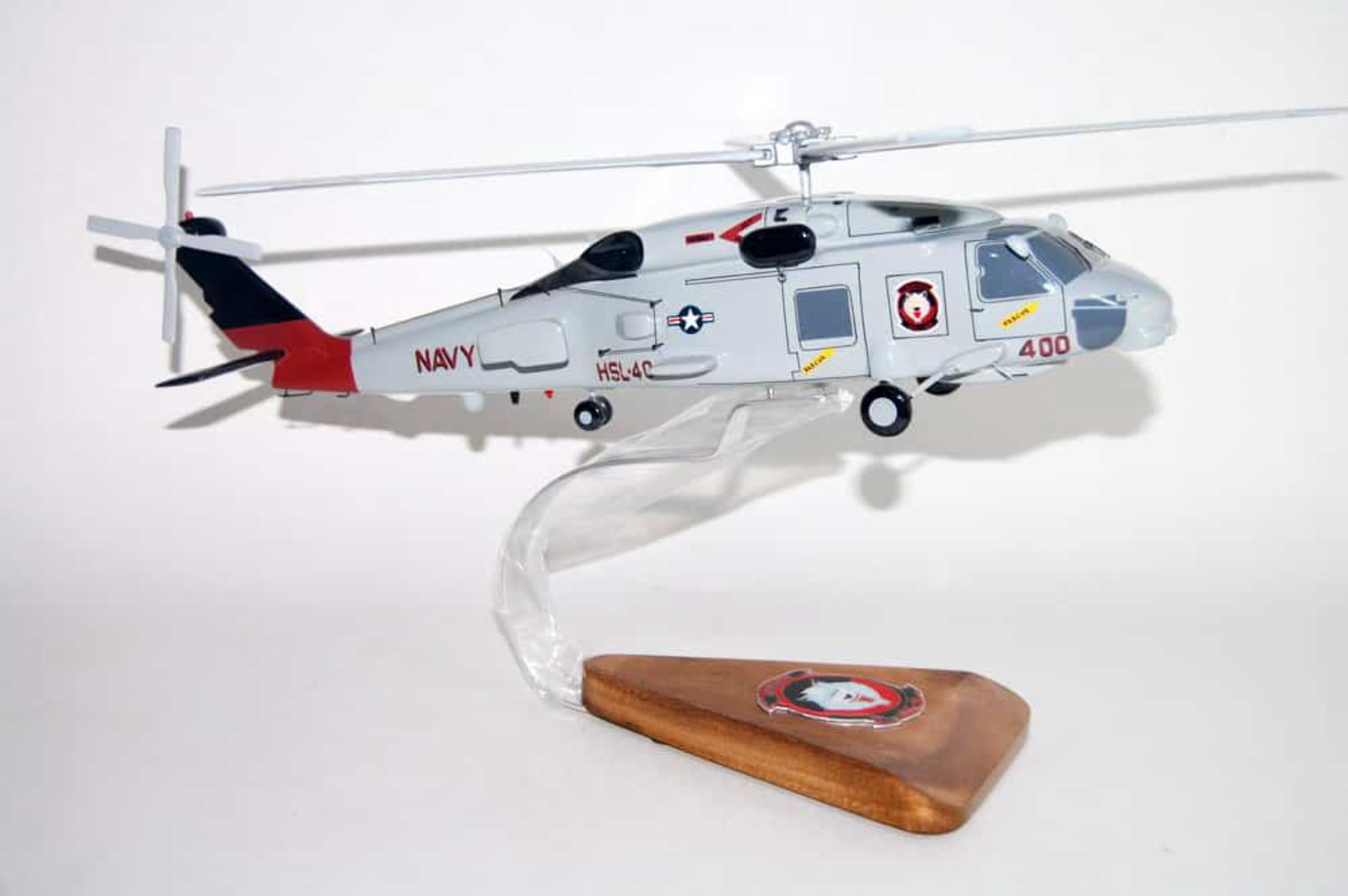 Sikorsky SH-60B SEAHAWK®, HSL-40 Airwolves, 16 Mahogany Scale Model ...