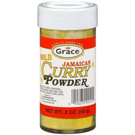 Grace Mild Jamaican Curry Powder, 2 oz - Walmart.com